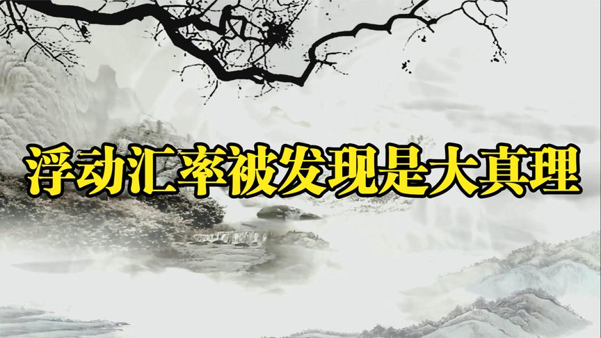 浮动汇率被发现是大真理