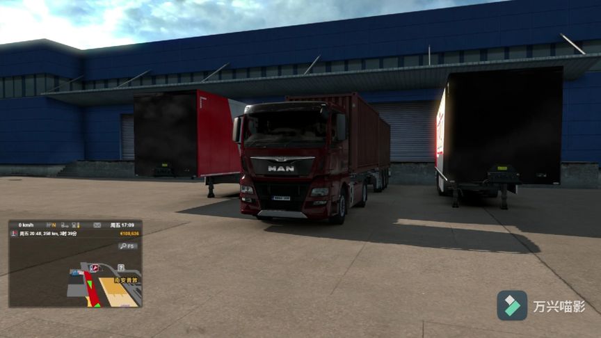 欧洲卡车模拟 英国境内,右舵车不太适应