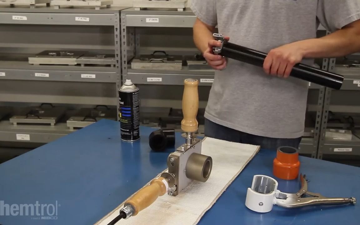 NIBCO Chemtrol PP和PVDF管道及配件的手持式连接方法