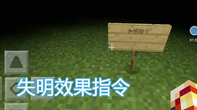 我的世界失明药水指令 实现失明效果!