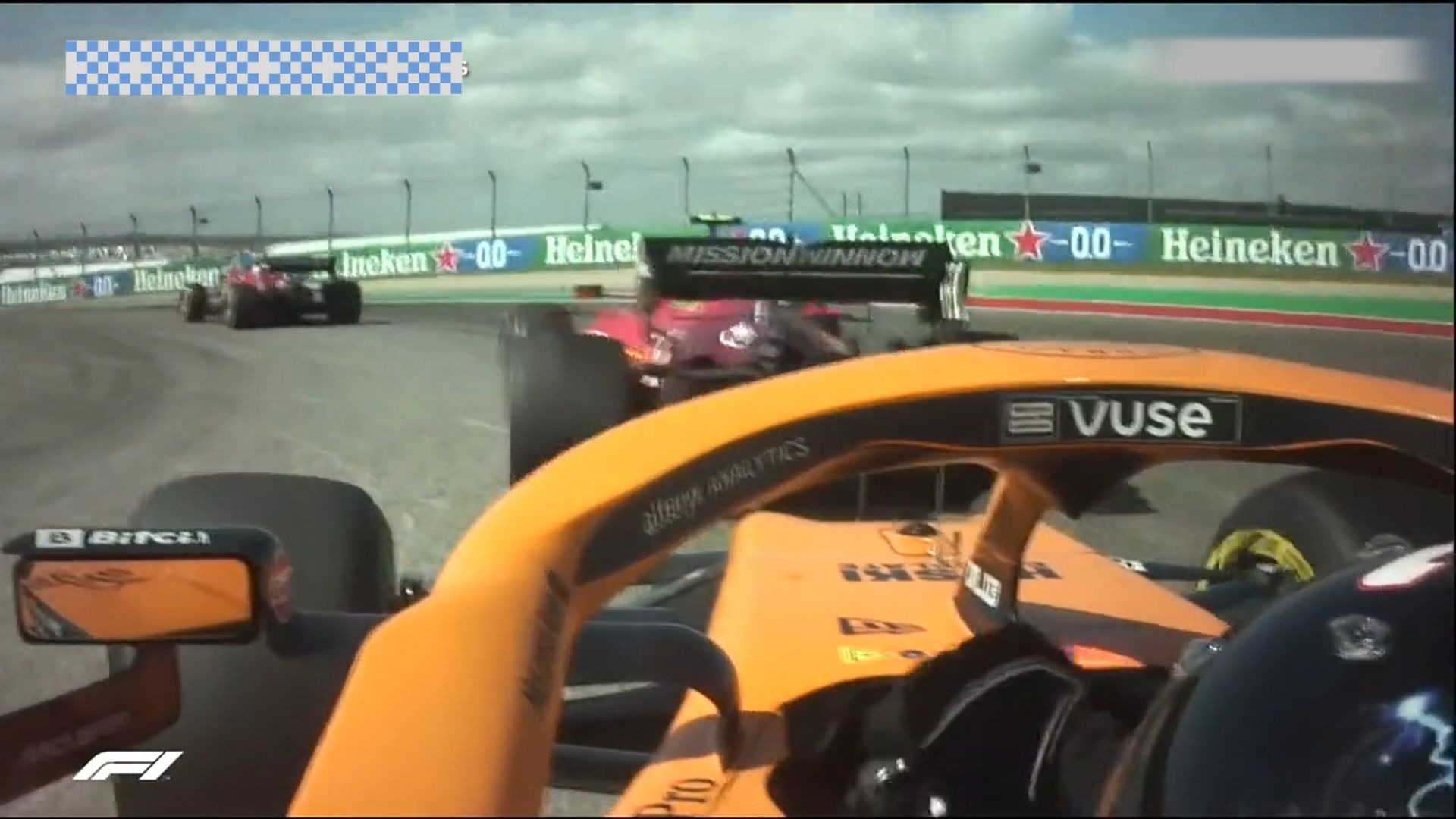 【猜年份】法拉利与迈凯伦第一圈激烈搏斗