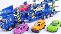 儿童工程车表演 车总动员动画片 汽车总动员