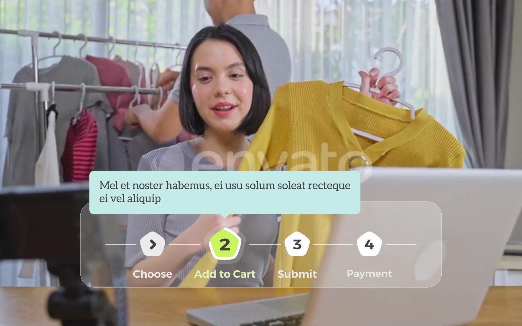 一步步逐步步骤流程AE模板 Step by Step (No keyframes)