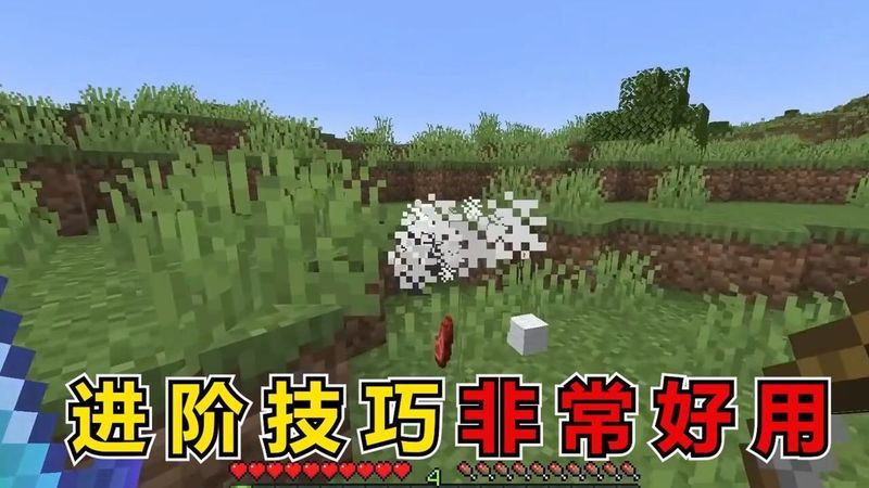 我的世界:5个非常好用的进阶小技巧!轻松水下生存