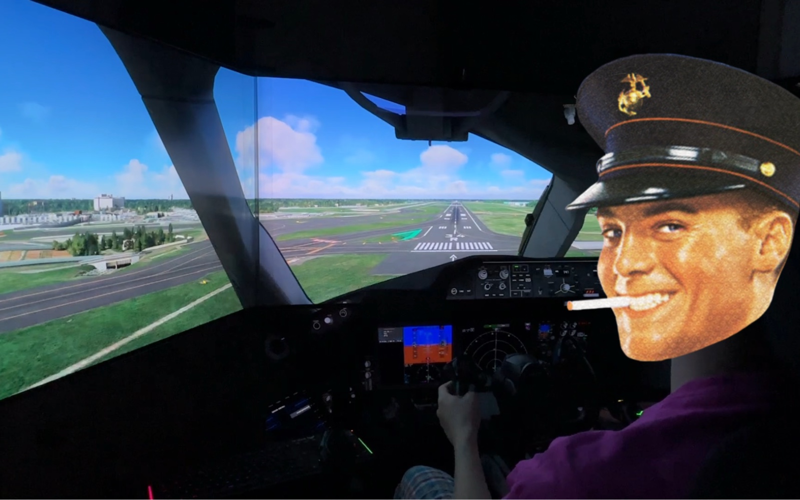 MSFS微软模拟飞行2020 全日空 787-10 成田机场RJAA落地