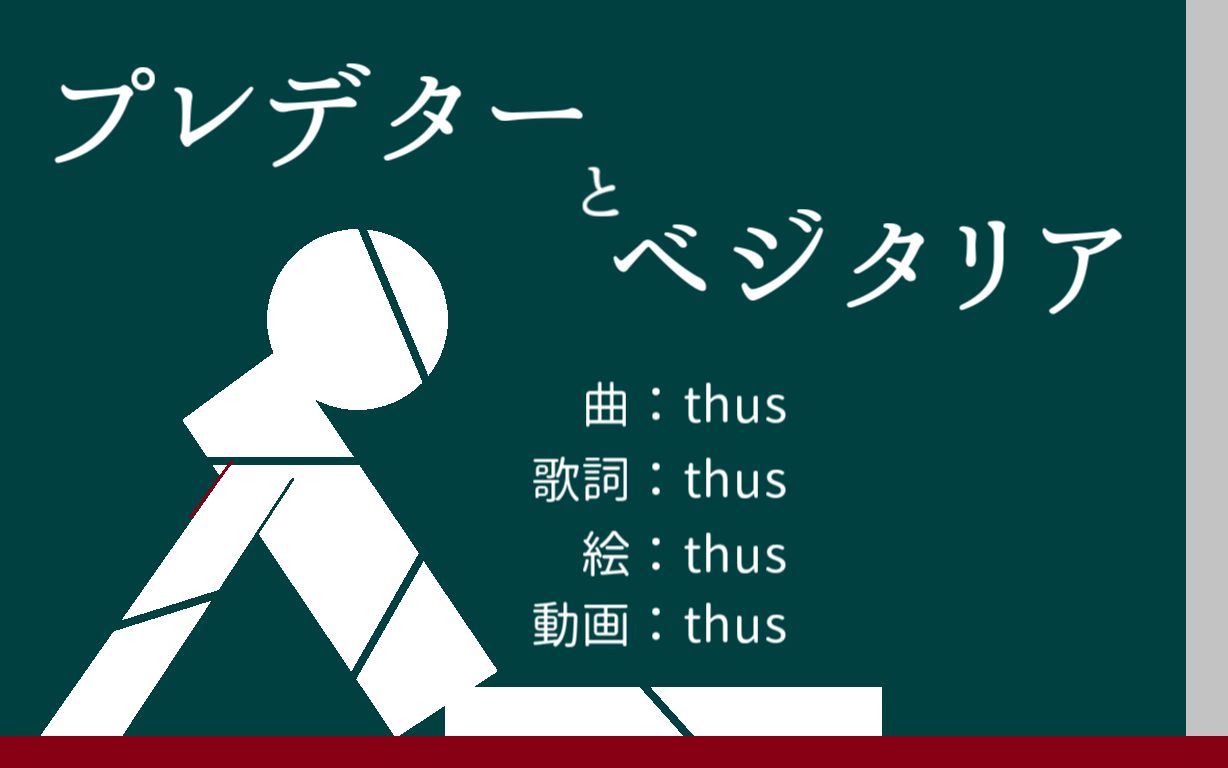 【初音ミク】プレデターとベジタリア【thus】