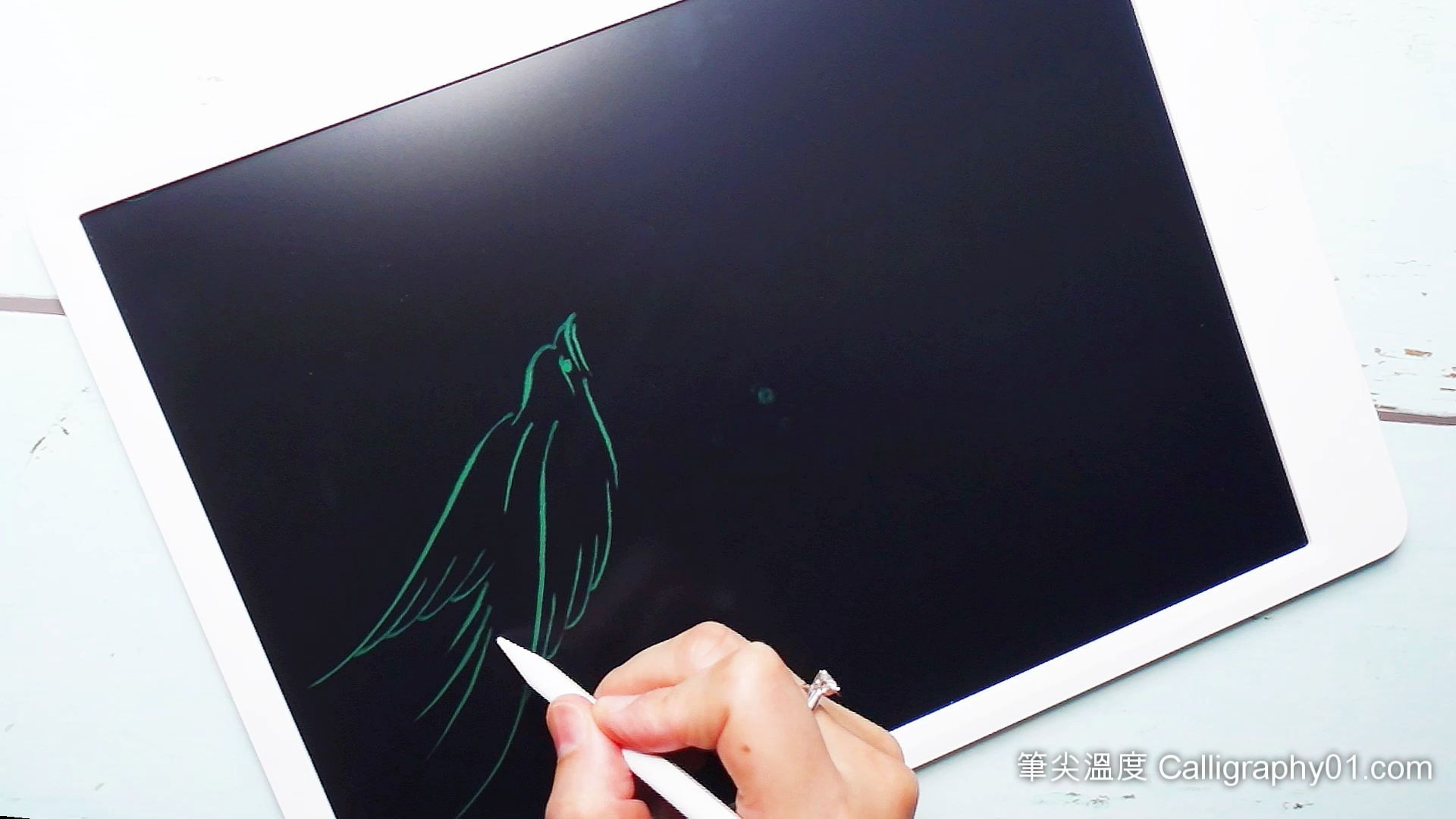 教师节卡片草图( 小米液晶手写板 )