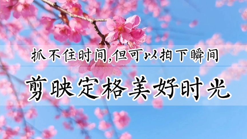 剪映关键帧、特效制作定格拍照效果,留住美好瞬间,新手可学