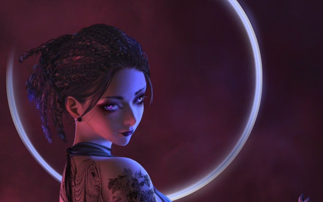 【ZBRUSH】2小时带你玩转zb,次世代女性角色雕刻