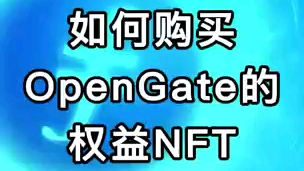 官网购买链接(TP钱包-BSC)https://opengatenft.com/?code=9itebr#/