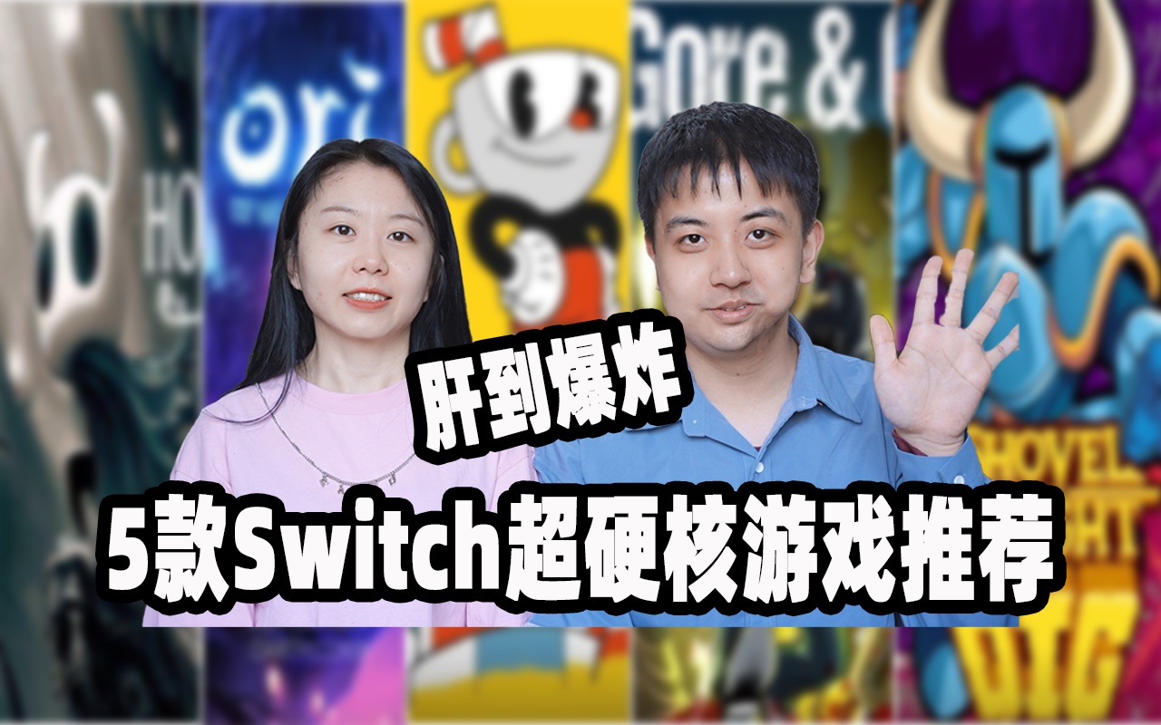 【Switch】5款超硬核Switch游戏推荐,情侣双人游戏,难度升级超级好玩...