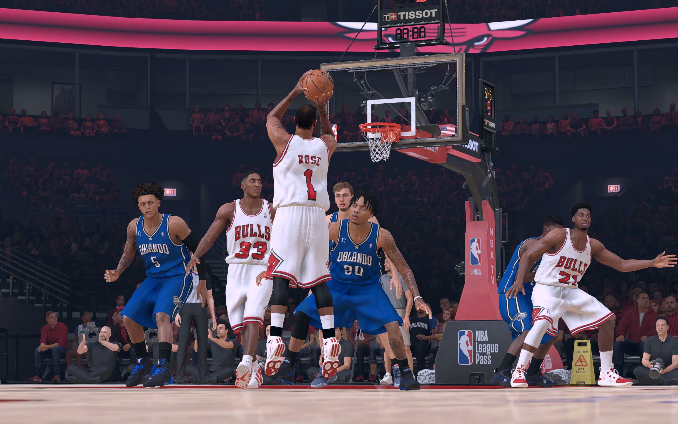 NBA2K23 风城玫瑰 德里克·罗斯投篮修改(双版本)_单机游戏热门视频