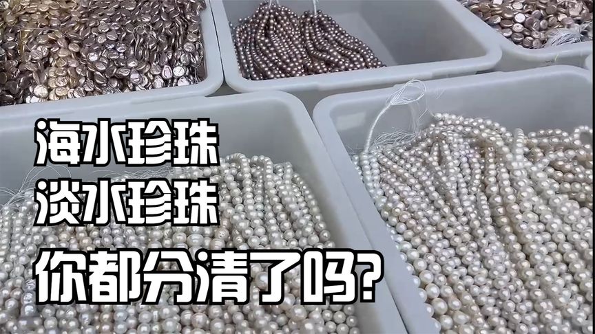 海水珍珠?淡水珍珠?还在傻傻分不清吗?