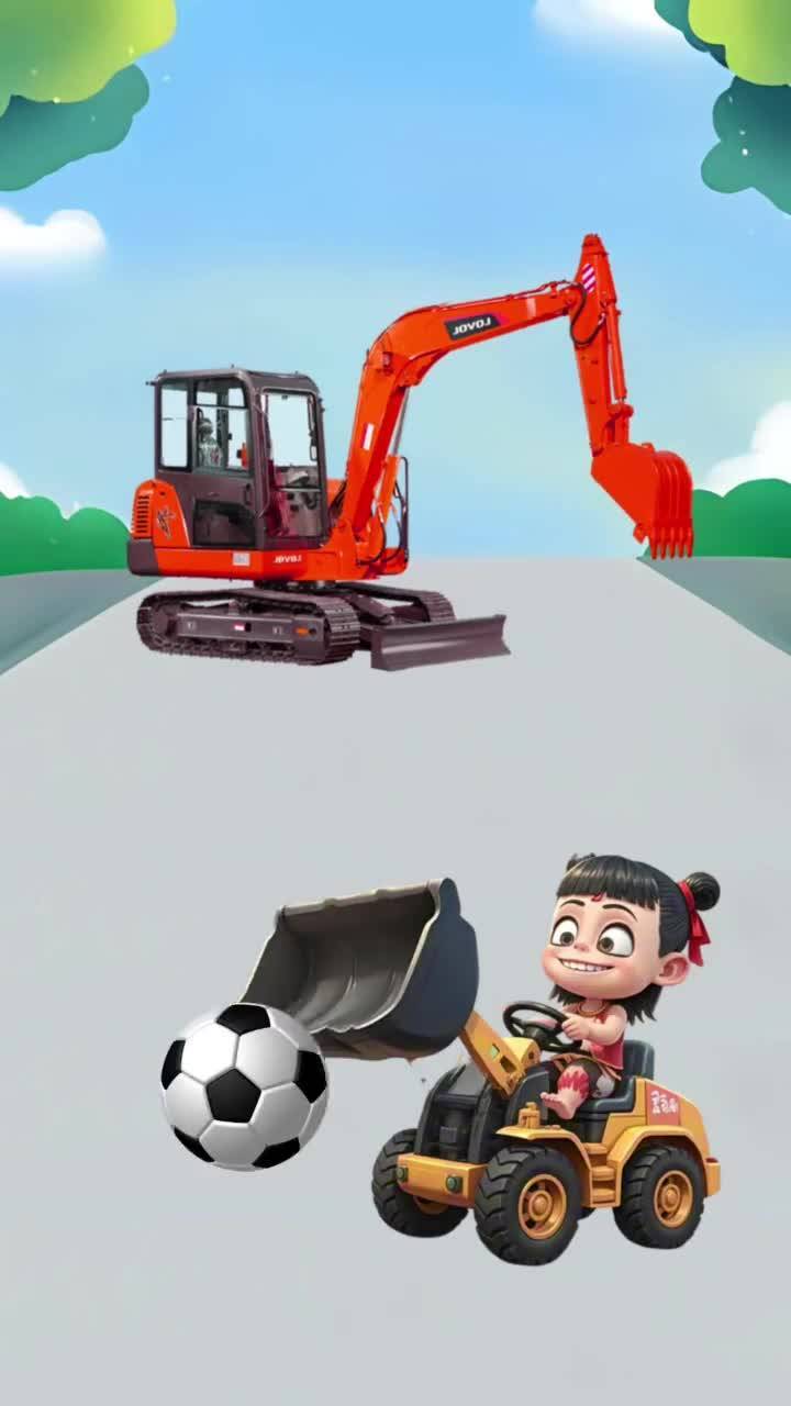 动漫:小工程车给妈妈找零件,工程车动画片大全