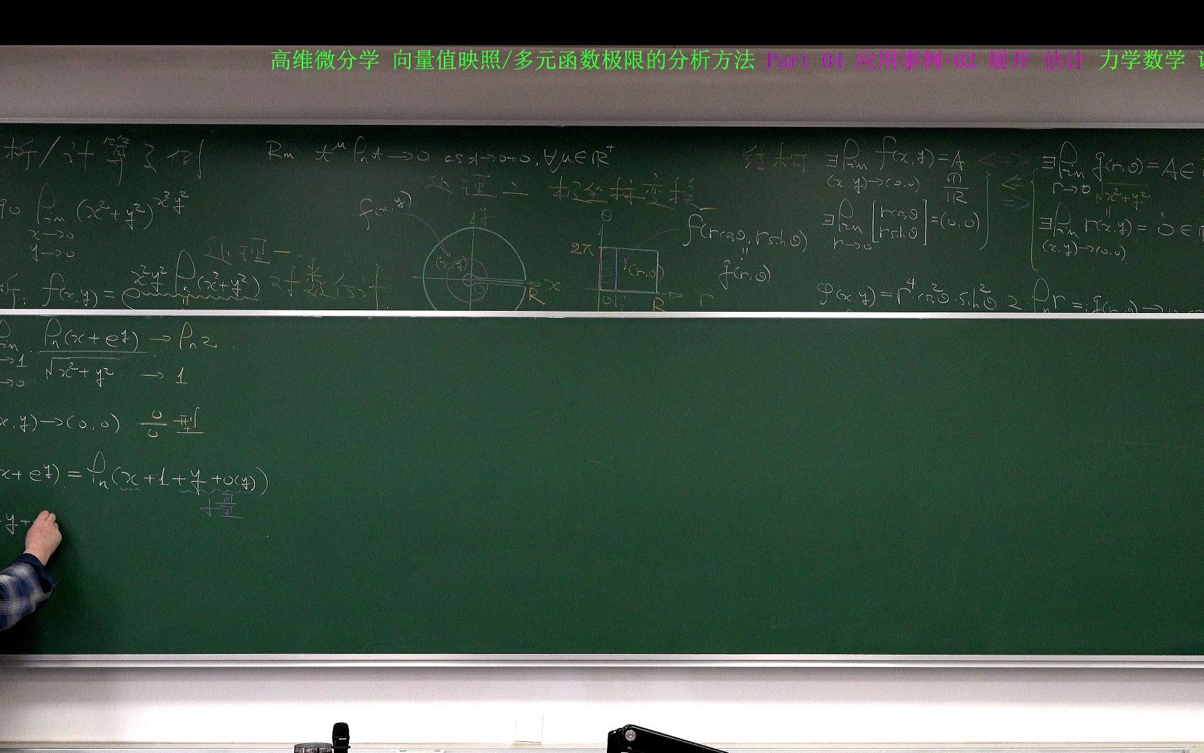 高维微分学 向量值映照 多元函数极限的分析方法 Part 04 应用事例-02 ...