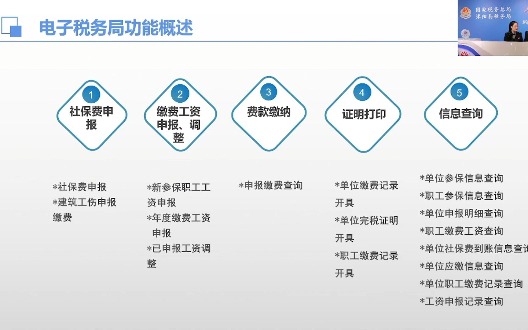 单位社保费申报缴纳操作培训( 电子税务局一用人单位适用)