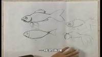 小鸡水墨画 画法