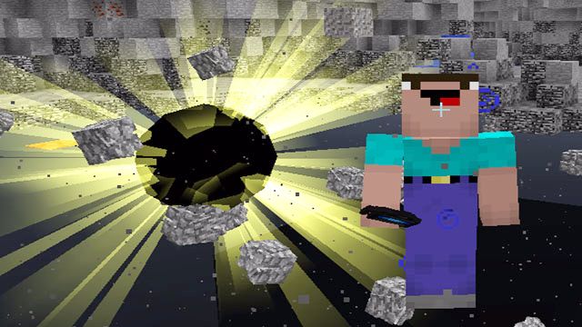 我的世界模组秀EP11:核手雷套装 黑洞雷能吸收一切方块和生物