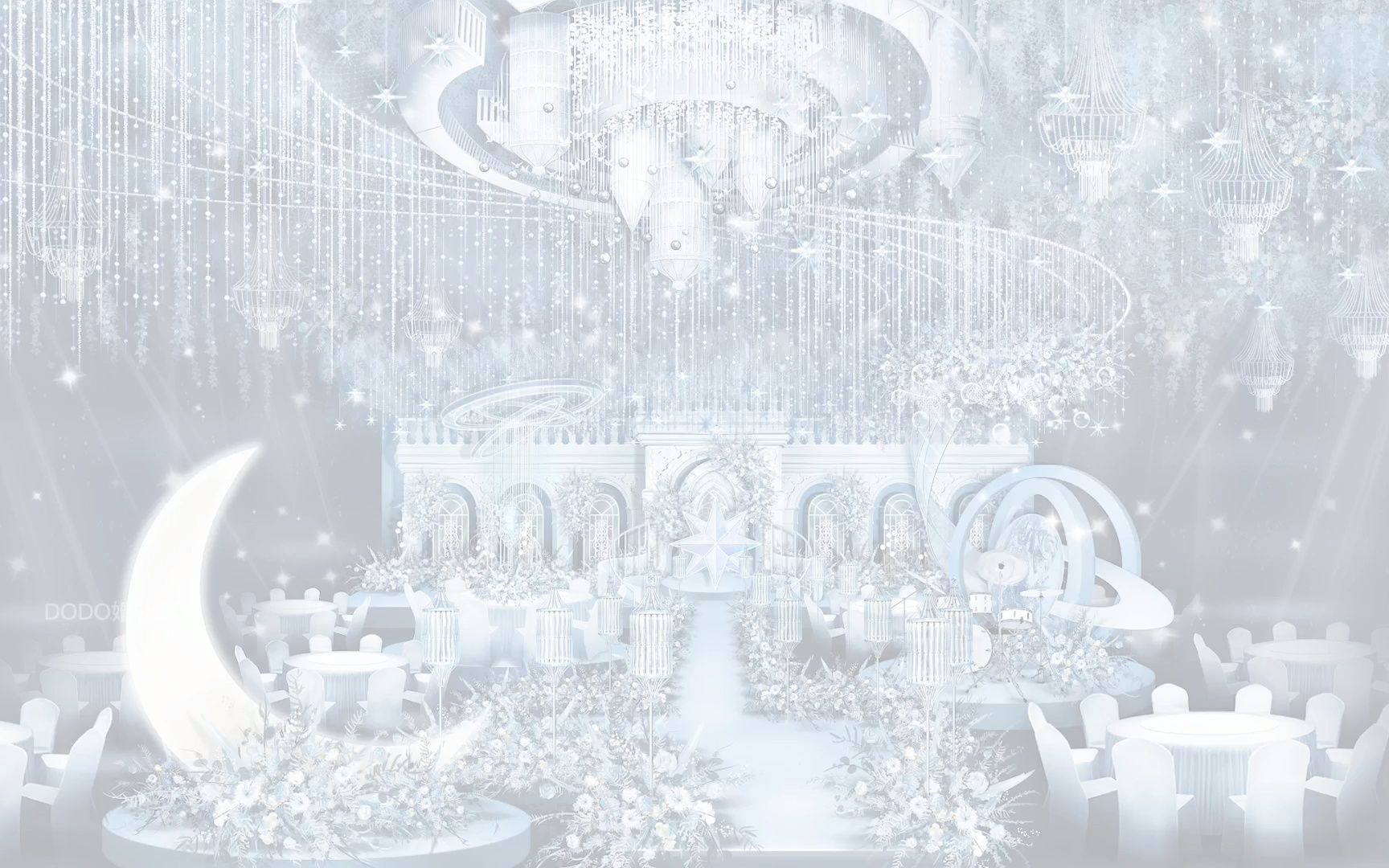 让PS画的婚礼效果图也能动起来