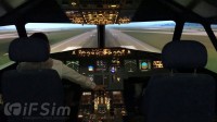 中仿CNFSimulator.A320飞行模拟器 广州白云机场起飞
