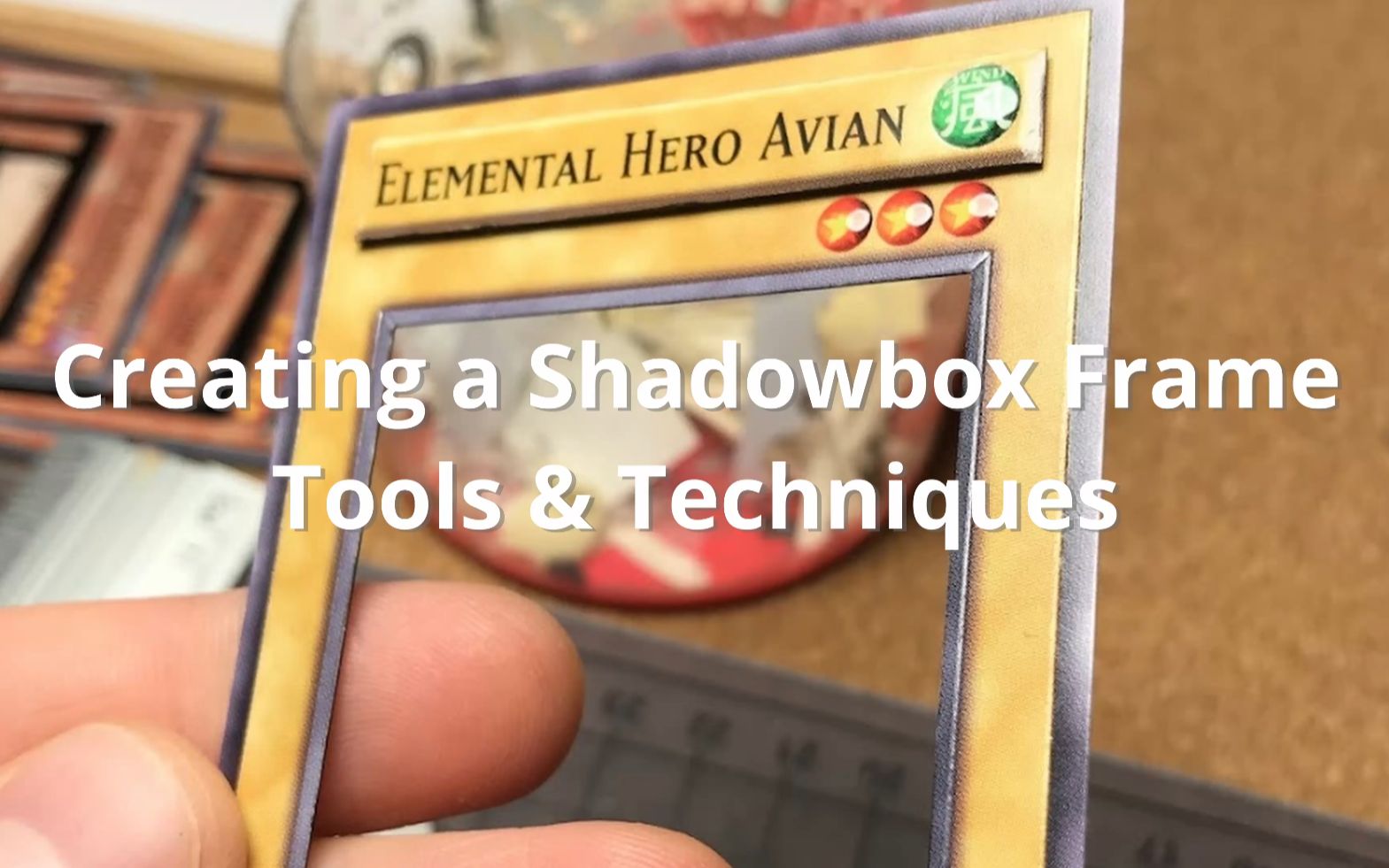 卡雕制作 教程: Creating a Shadowbox Frame - Tools & Techniques