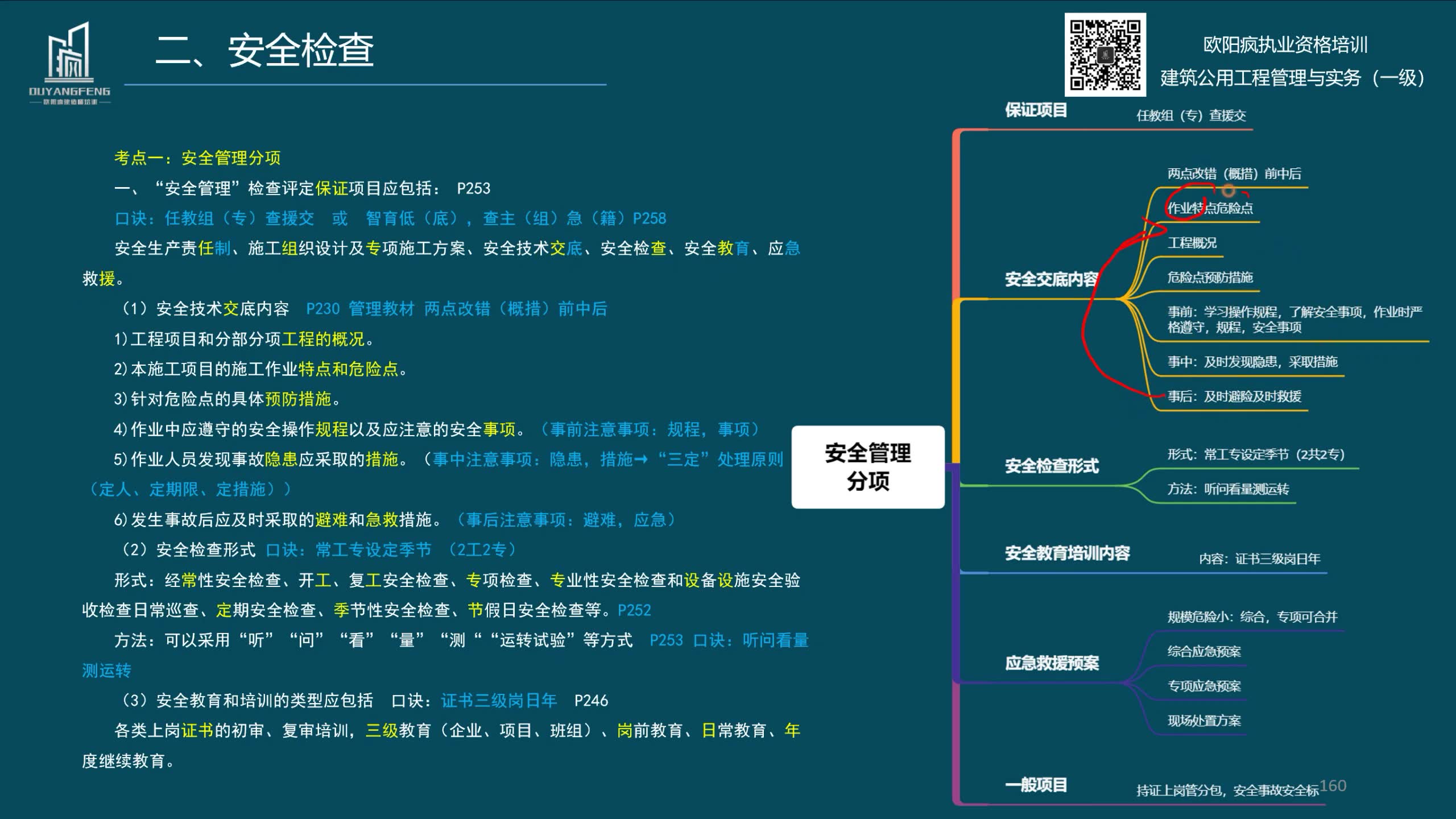 2022年一级建造师建筑实务专题课-18安全管理、文明施工