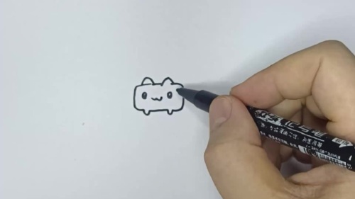 卡通橡皮擦的简笔画的详细画法教程来了,一起来试试吧