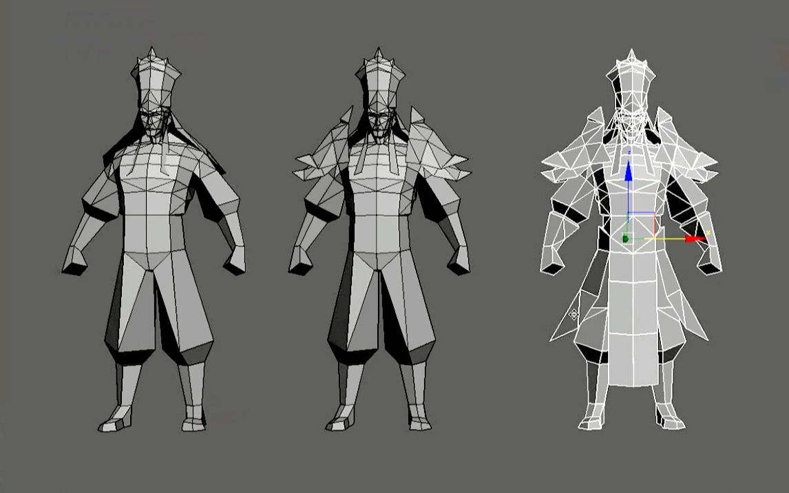 【3dmax零基础建模】从box到完整的人物角色模型建模,3dmax人物...