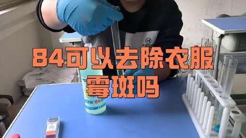 84消毒液真能去除衣服霉斑?实测结果让人意外!