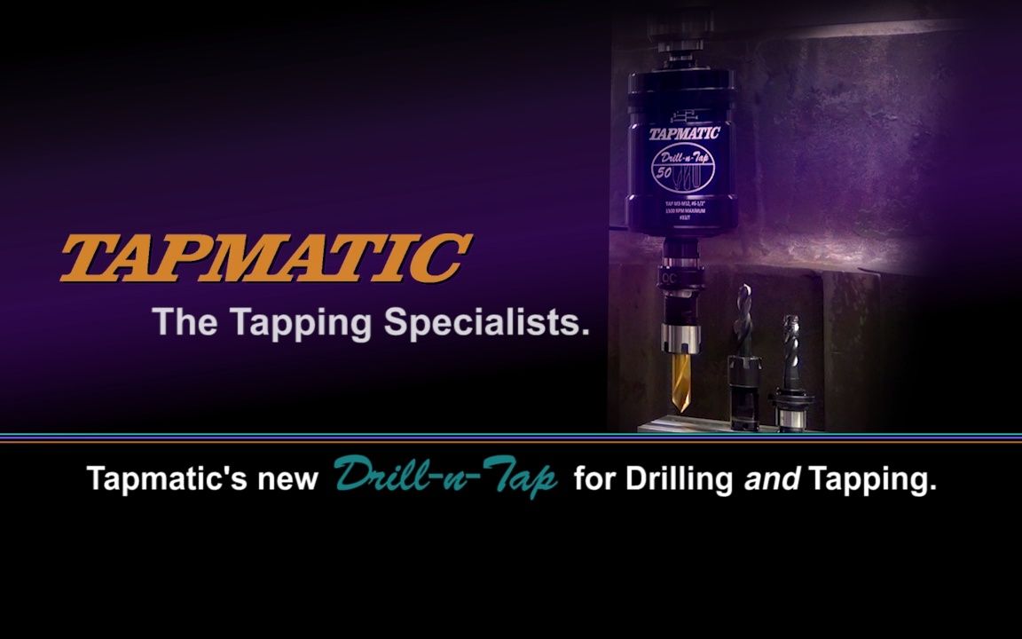 TAPMATIC Drill-n-Tap可换式钻攻一体刀柄
