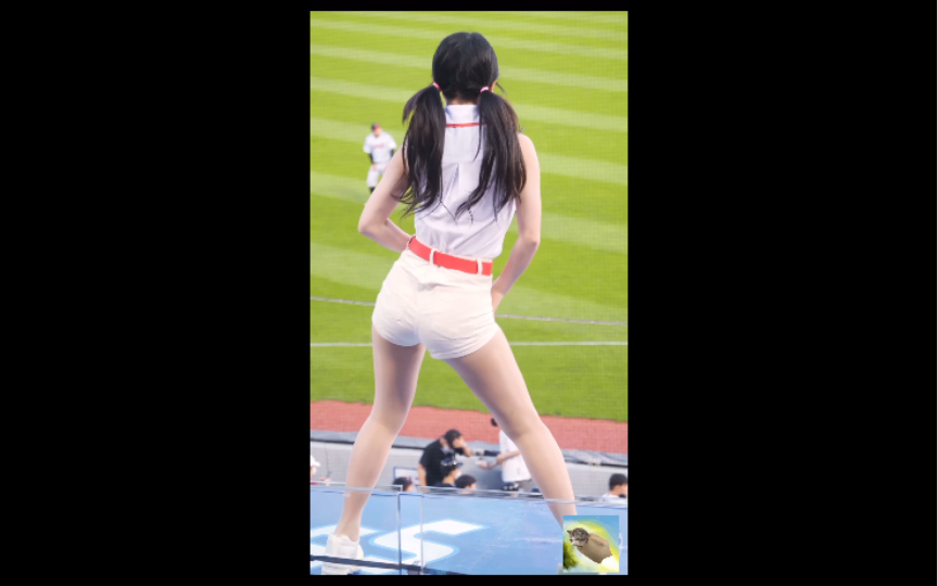 韩国啦啦队李多惠,近距离饭拍4k