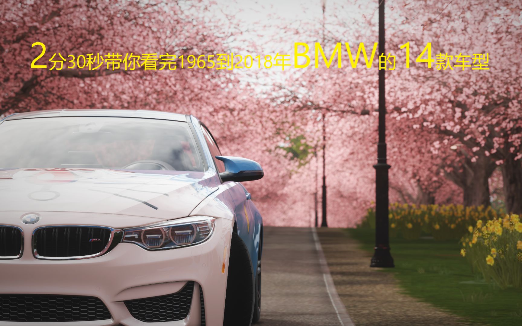 【地平线4】2分30秒带你看完1965到2018年BMW的14款车型 !