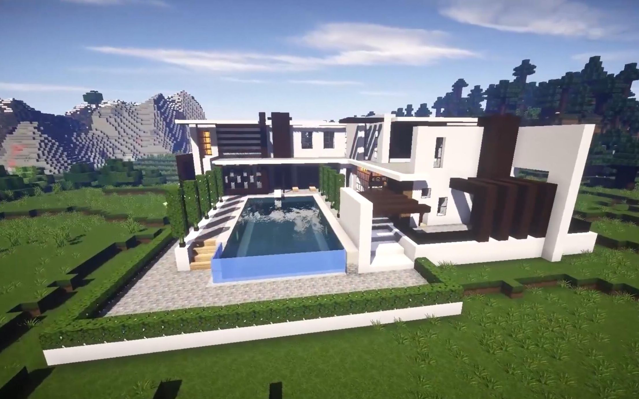 壕宅番外10---MC壕宅1:JerenVids的MC壕宅导览一投!~~像素感十足但...