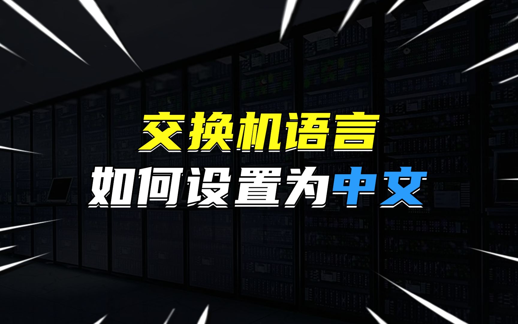 如何把交换机的语言设置为中文?