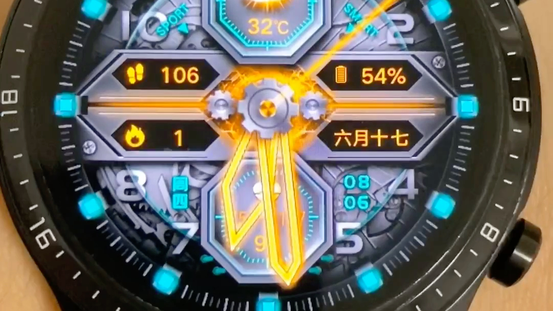 超强全自定义功能表盘 华为GT2荣耀魔法42&46智能手表表盘《全...