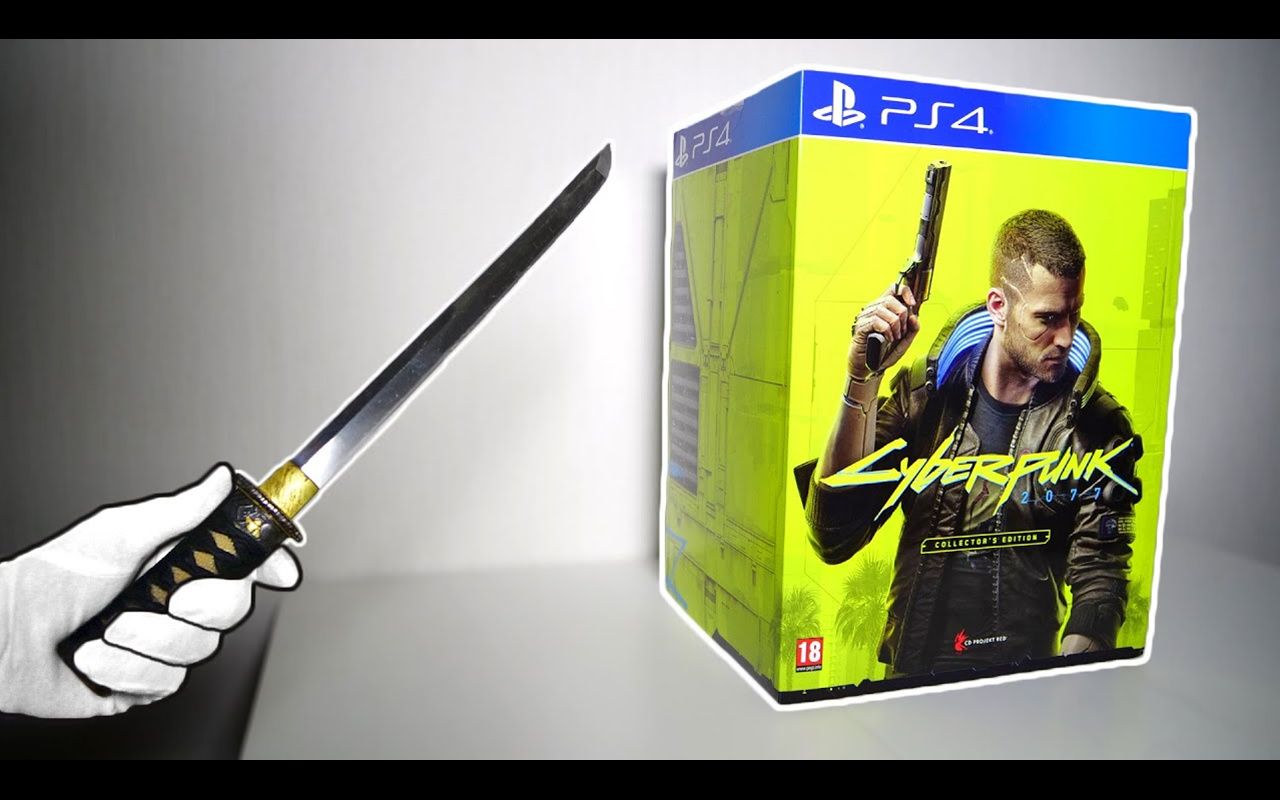 【讲究哥】PS4版《赛博朋克2077》典藏版游戏开箱 + Review Kit + ...