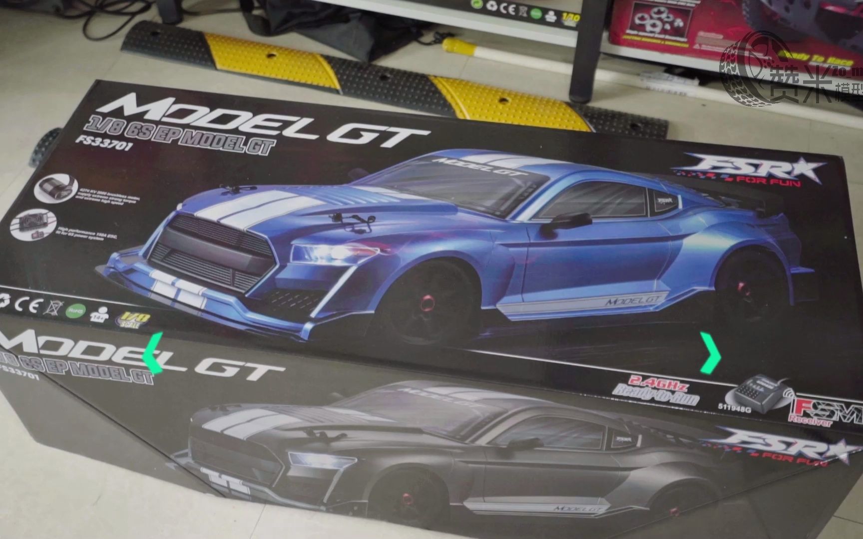 飞神野马GT大平跑RC遥控模型车开箱测评
