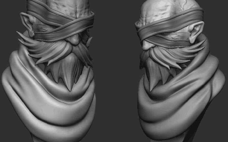 zbrush怪物模型制作