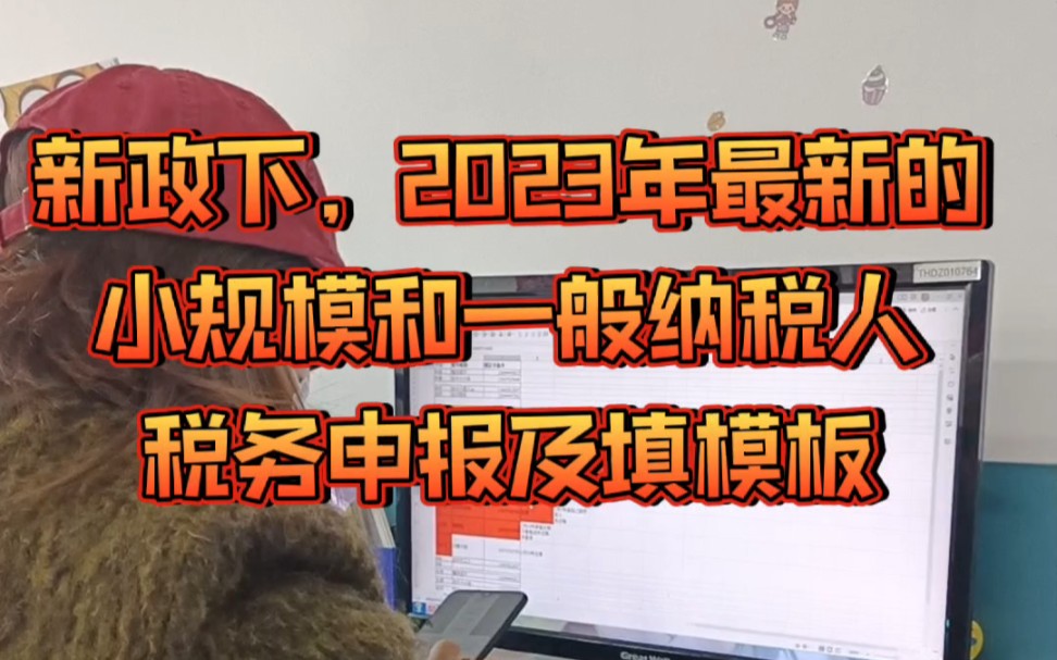 新政下,2023年最新的小规模纳税人和一般纳税人的税务申报实操资料...