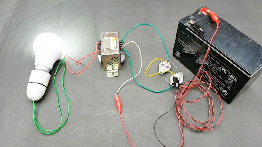 教你用几个小元件做12V转220V逆变器,就是这么简单