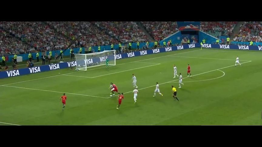 回忆2018世界杯,葡萄牙首场比赛3-3战平西班牙#C罗#c罗帽子戏法