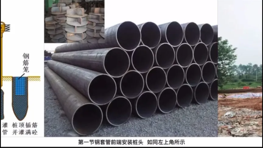 软土地基处理-震动沉管法成桩工艺视频