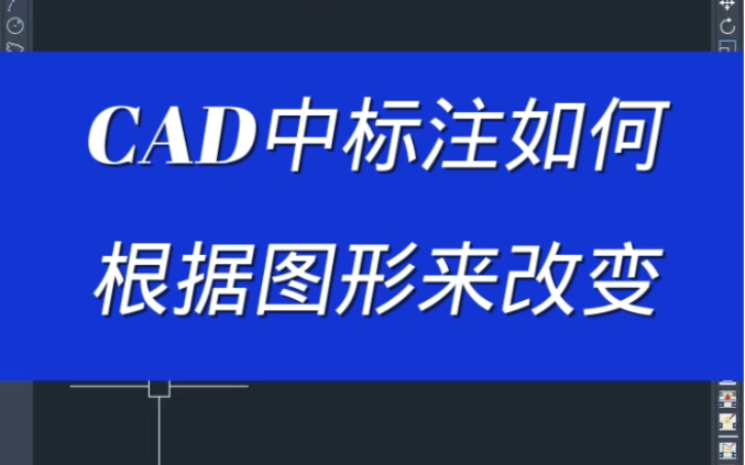 cad中如何让标注和图形一起改变