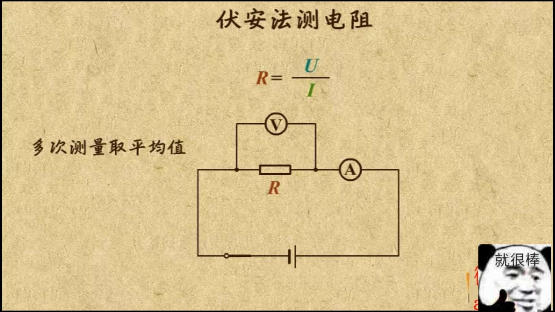 【乐乐课堂】 中考物理实验专题3. 伏安法测电阻