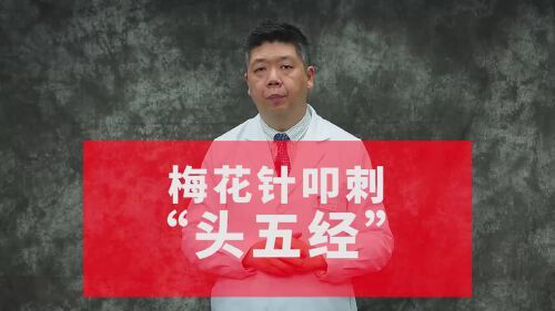 健脑益智,梅花针叩刺“头五经健康”