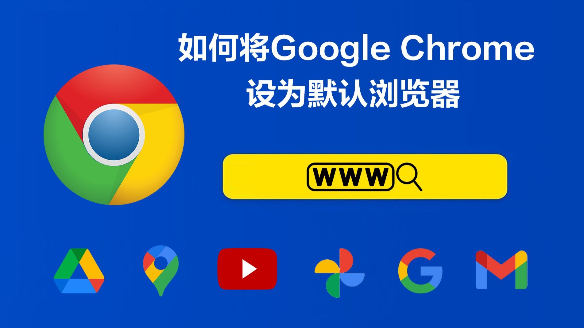 如何将Google Chrome设为默认浏览器
