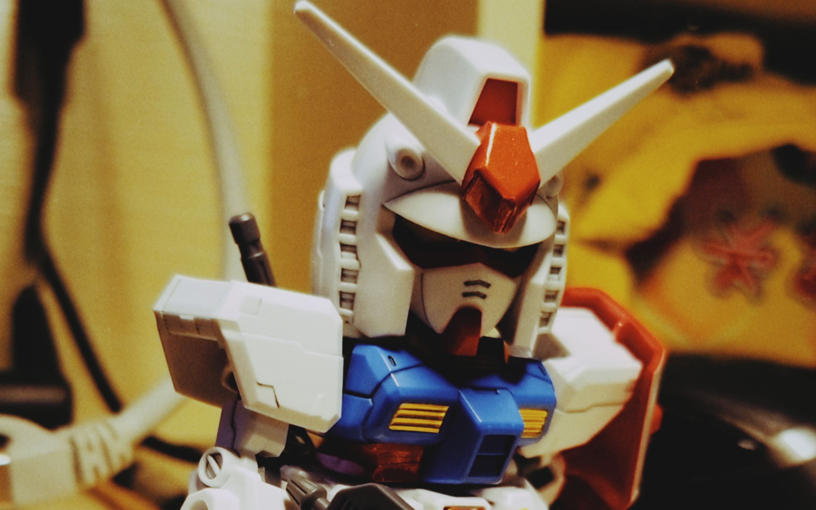 高达定格动画:sd元祖高达素组过程