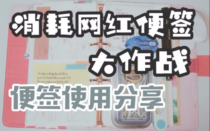 【废宅】消耗网红便签大作战——便签使用方法分享