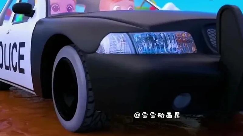 小警察抓小偷 儿童动画 动画小故事 趣味动画