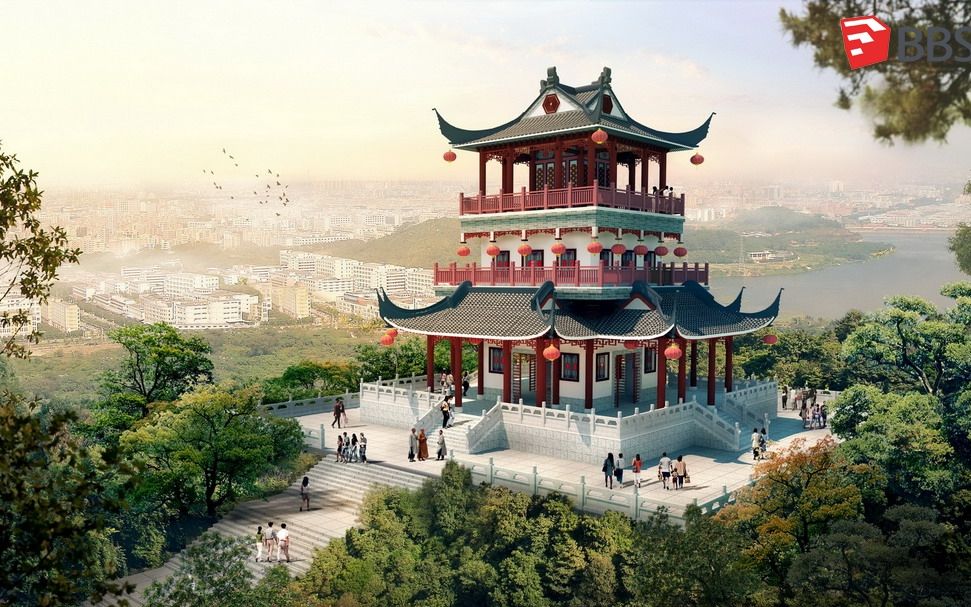 中式古建筑su模型大全